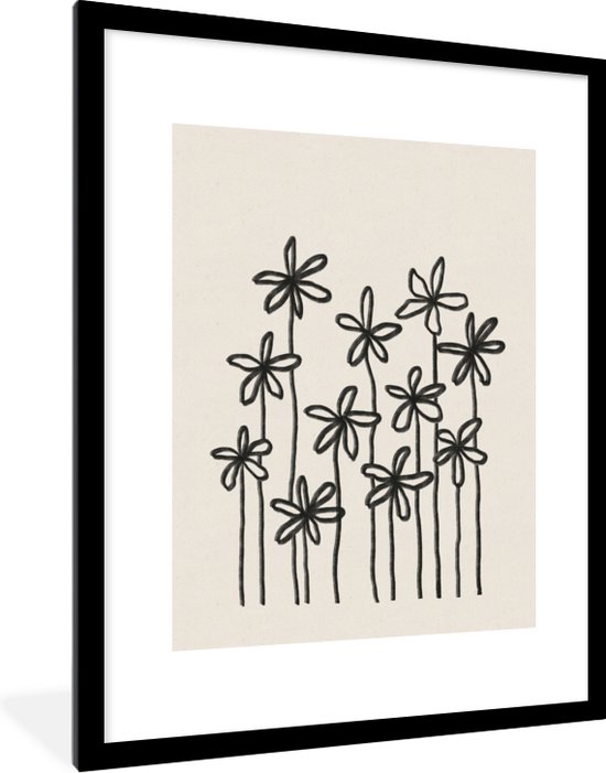 Fotolijst incl. Poster - Bloemen - Planten - Pastel - Abstract - 60x80 ... Fotolijst incl. Poster - Bloemen - Planten - Pastel - Abstract - 60x80 ...