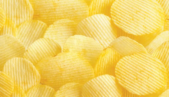 Inductie Beschermer - Stapel Naturel Ribbel Chips - 90x52 cm - 2 mm Dik ...