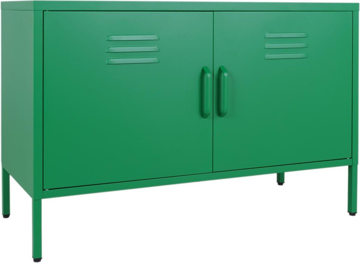 MaximaVida metalen TV lockerkast Finn 100 x 40 x 64 cm emerald - 1 ...