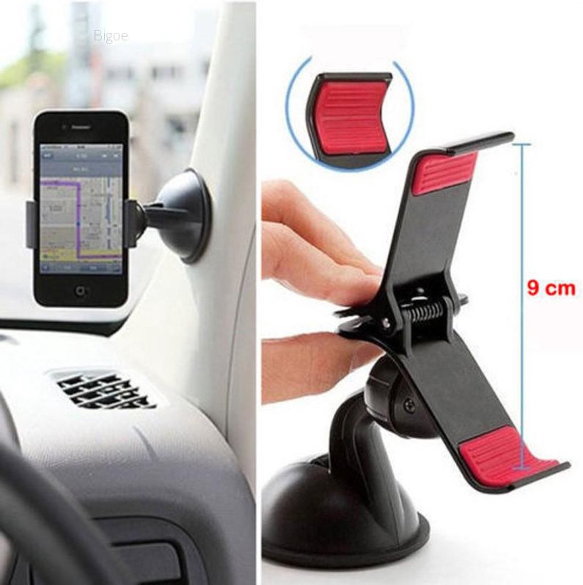 Auto Houder met Klem Geschikt voor: Apple iPhone / Samsung / Digitale ...