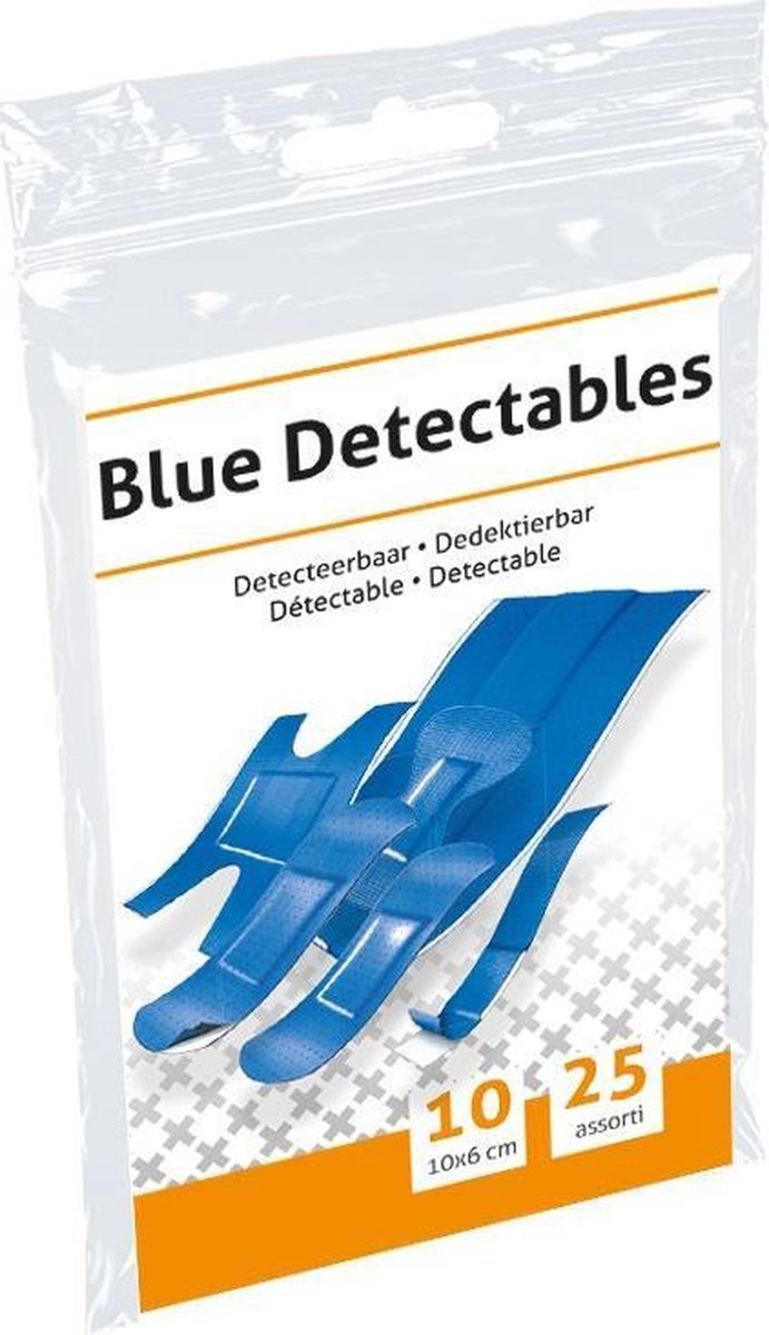Pleisters blauw detectable assorti | bol.com