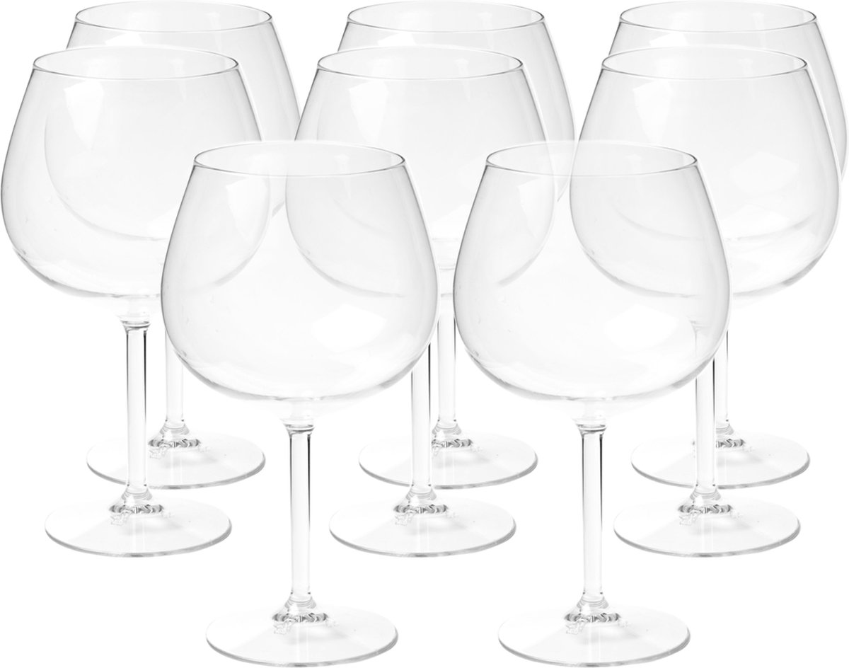 Depa Cocktail glas - 12x - transparant - onbreekbaar kunststof - 860 ml - Feest glazen | bol.com