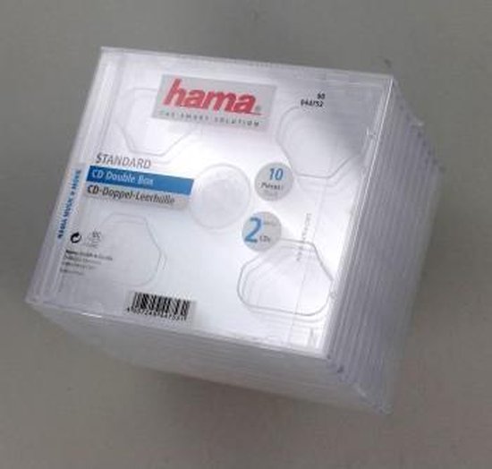 Hama Cd-Box Dubbel Transparant 10Stuks | bol