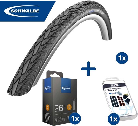 Fietsband - Schwalbe - Buiten- & binnenband - Road Cruiser & SV7C - 20 inch - Extra... | bol