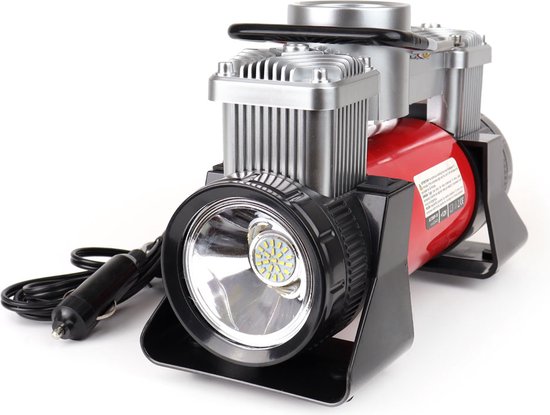 Auto luchtcompressor 2-cilinder - 12V | bol