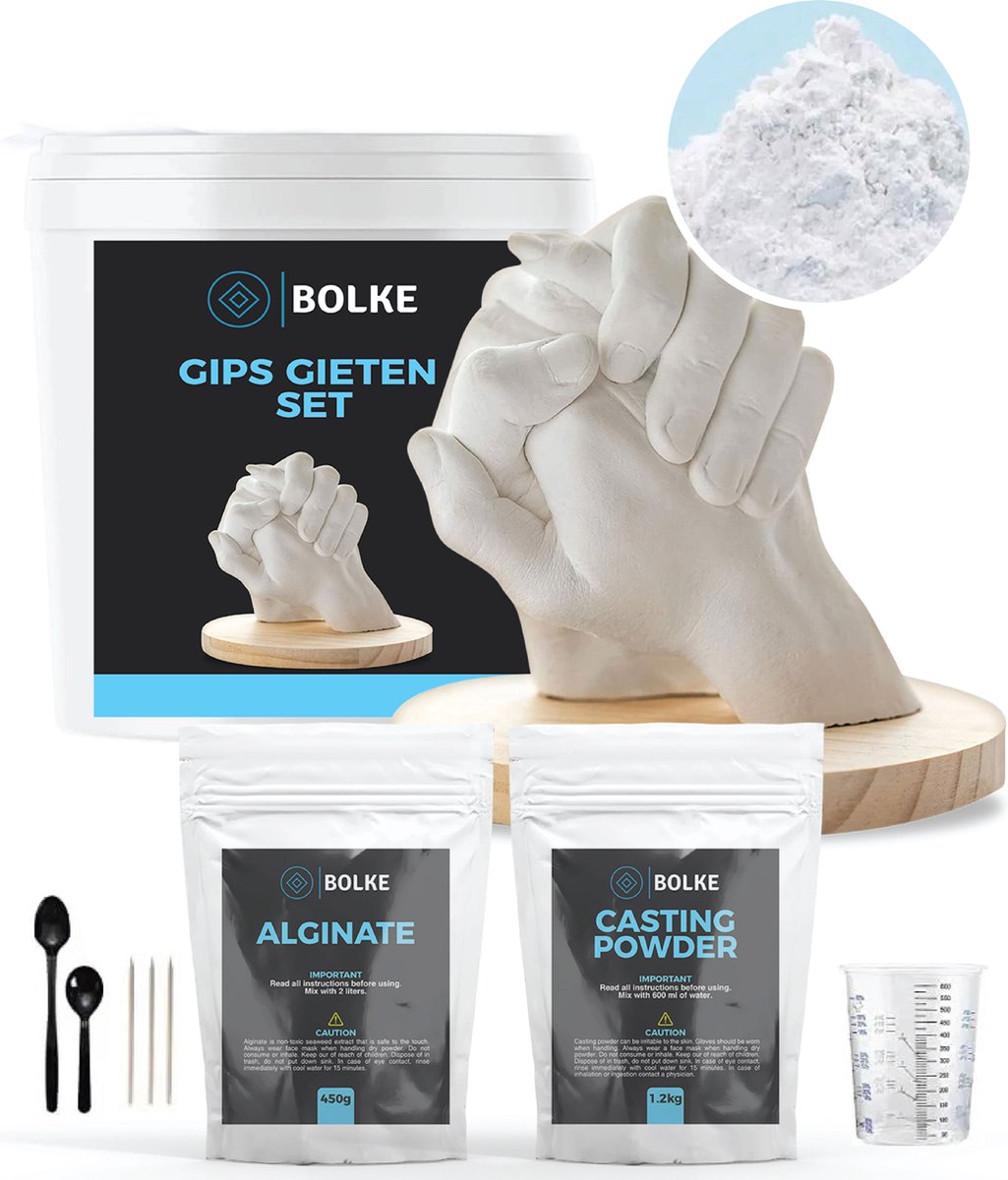 Bollke - Gips - gips gieten - modelgips - gips handen volwassenen ...
