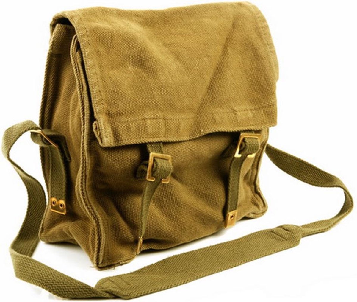 Pukkel tas canvas groen | bol.com