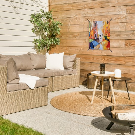 Tuin decoratie Abstract - Kunst - Schilderij - Kleuren - 30x40 cm ...