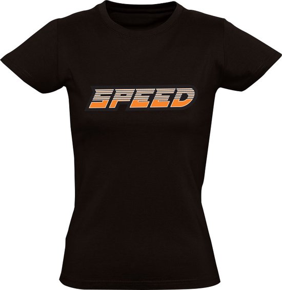 Speed Dames T-shirt | snel | snelheid | bol.com