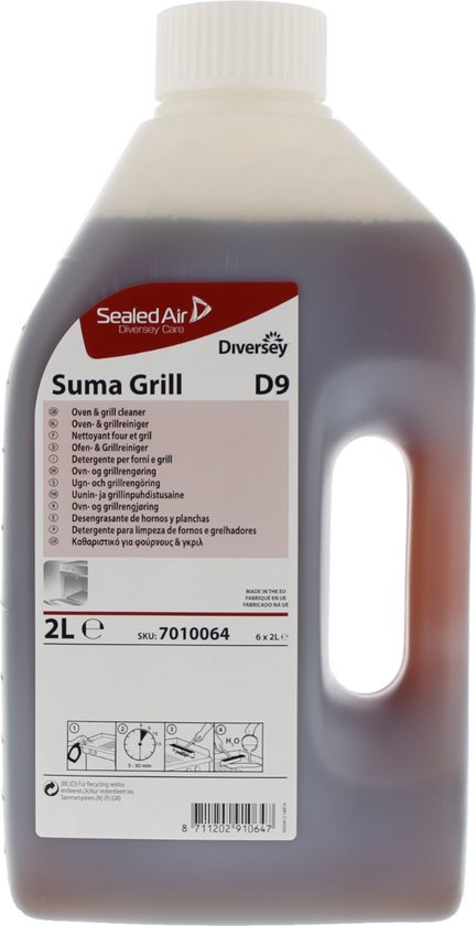 Suma Oven en grill reiniger D9 - Krachtige reiniger voor ovens en ...