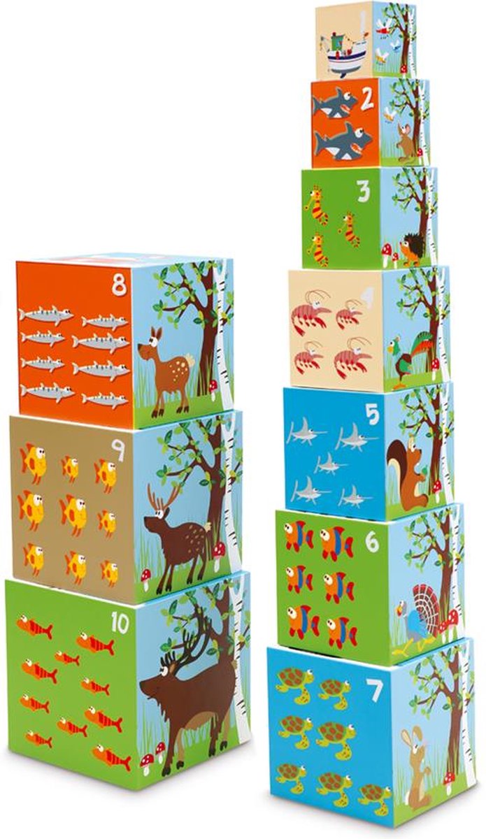Stacking Tower - Animals Of The World | bol.com