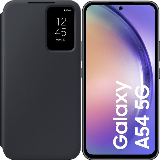 Samsung Galaxy A54 5G 128GB (Zwart) + Smart View Case | bol