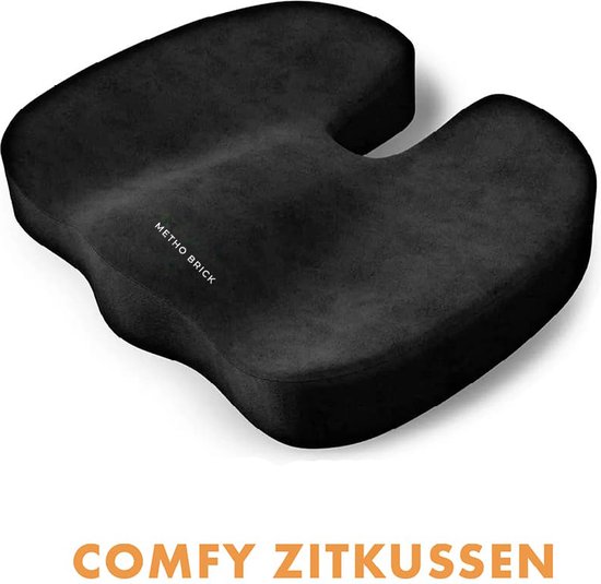 MethoBrick Zitkussen - Ergonomisch Stuitkussen - Orthopedisch Zitkussen ...
