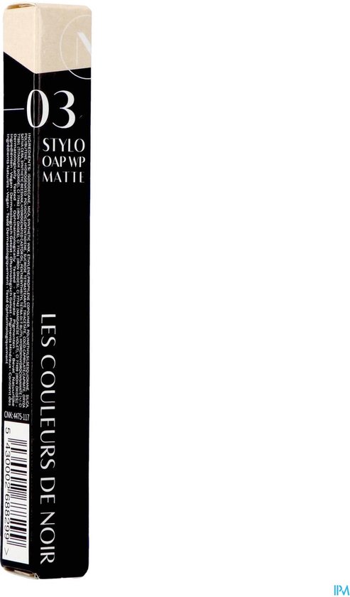 Couleurs de Noir - Stylo OAP WP Matte 03 Honey Brown | Voedende ...