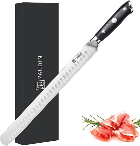 Ultrascherp Vleesmes 30 cm - Ergonomisch Keukenmes voor Perfecte ...