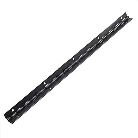 Piano Scharnier met As RVS Lang Scharnier 380 x 26 mm, Zwart ...