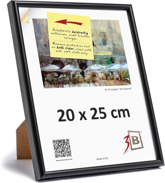 Fotolijst 20x25 cm - Kunststof Wand- en Tafelframe met Acrylglas in ...