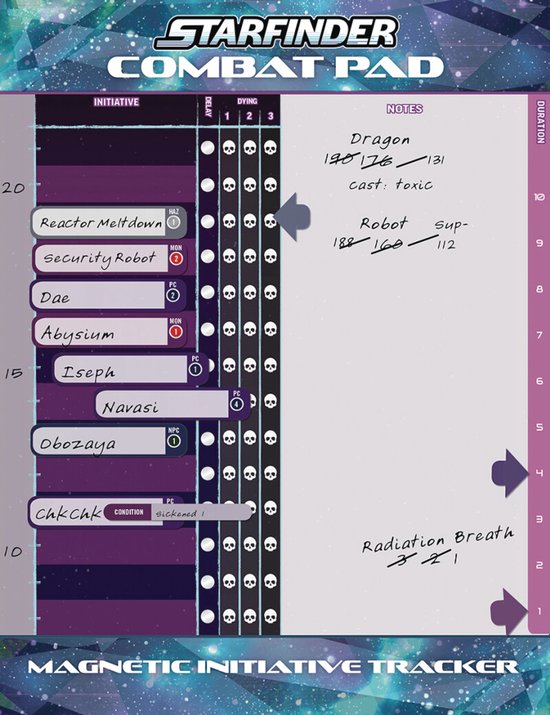 Starfinder Combat Pad (S2), Paizo Staff | 9781640786899 | Livres | bol
