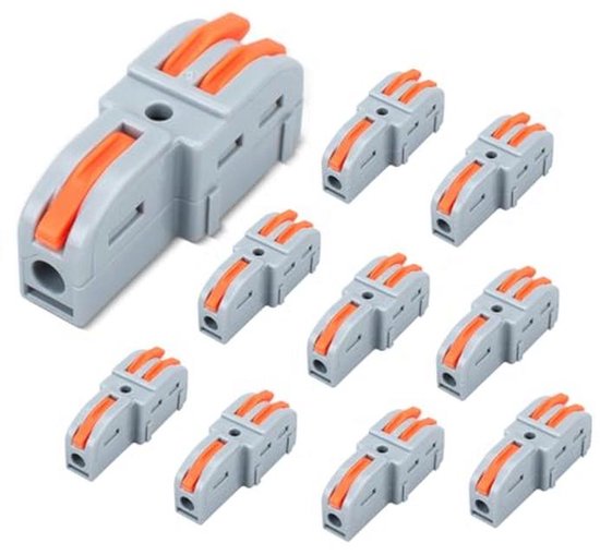Verbindingsklemmen Set van 10 Stuks met Hendel voor Kabelverbindingen ...