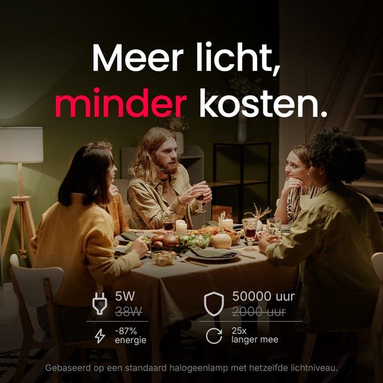 LED line LITE LED Spot GU10 - 5W (vervangt 40W) - 450lm - Ø50mm - 230V ...