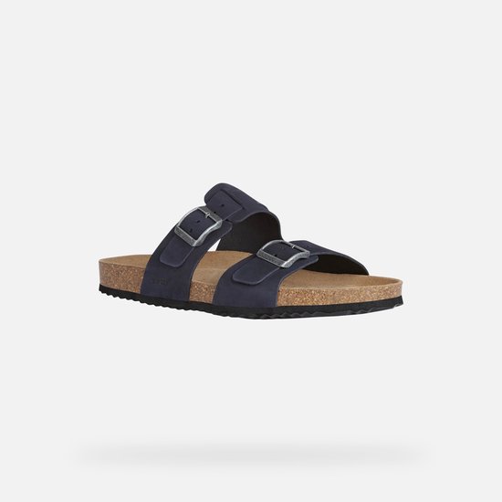 GEOX SANDAL GHITA HEREN Sandalen - MARINEBLAUW - Maat 45 | bol