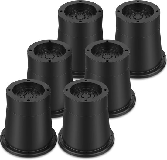 Bedverhogers Set - 6 Stuks - 7 cm - Rubberen Meubelverhogers voor Meer ...