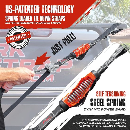 Heavy Duty Veerbelaste Spanbanden - 14 ft Voor Veilig Vracht Transport ...