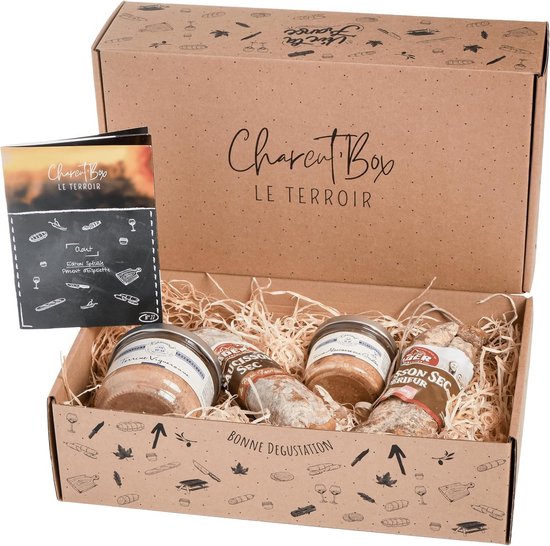 Authentieke Franse Delicatessen Box - Droge Worst, Paté, Terrine en ...
