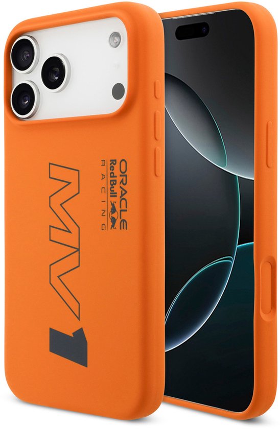 Red Bull Racing Back Cover Case - iPhone 17 Pro Max - Oranje - Liquid ...