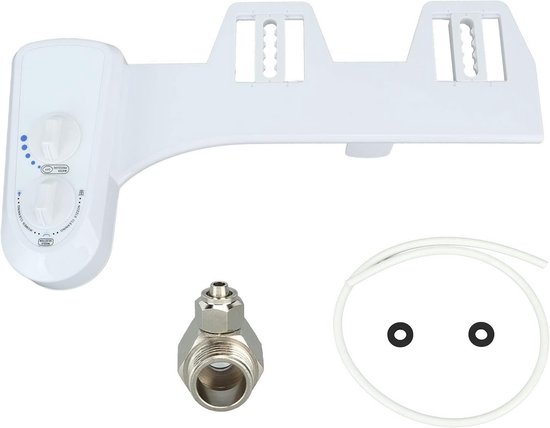 Zelfreinigend Bidet Opzetstuk met Dubbele Sproeiers voor Toilet | bol