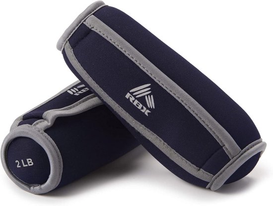 Set van 2 Zachte Handgewichten met Polsband voor Krachttraining en ...