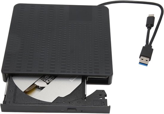 Externe CD DVD Brander & Lezer USB 3.0 Type-C - Draagbaar Slimme Writer ...