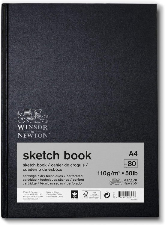 Schetsboek A5 Hardcover 80 Vel 110 g/m² Zuurvrij Papier Met ...