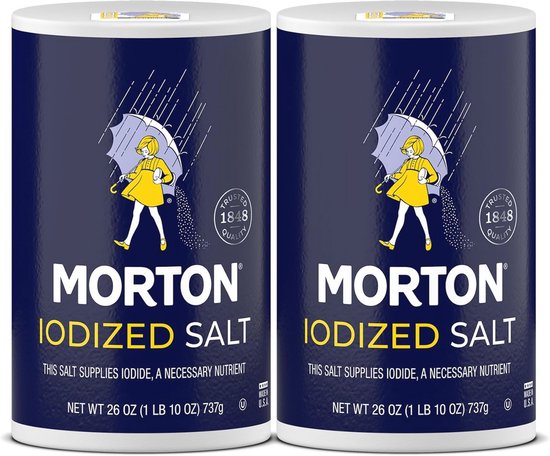 Gejodeerd Zout - Universeel Koken & Tafelen (2-Pack) 26 oz | bol