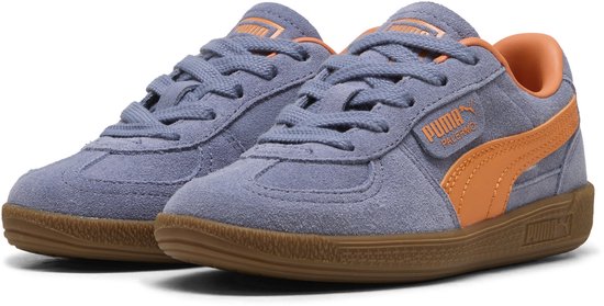 PUMA Palermo PS Unisex Sneakers - Gray Sky-Melon Glow | bol