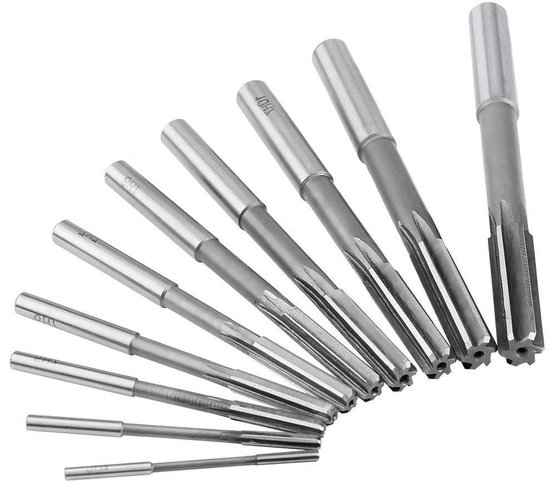 EGoods - Set van 10 HSS H7 Snijruimers voor Frezen en Cutters - Ruimers ...
