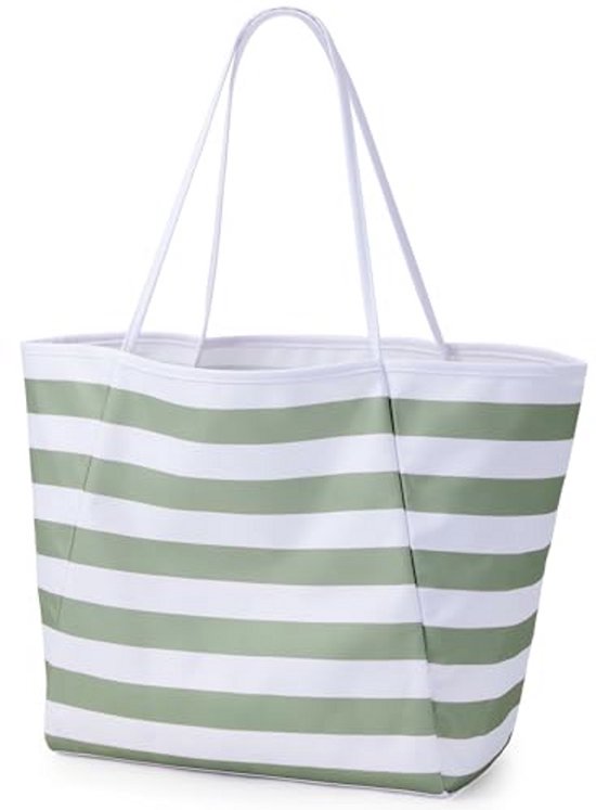 Grote Waterdichte Zandproof Strand Tote Bag voor Vrouwen - Schouder ...