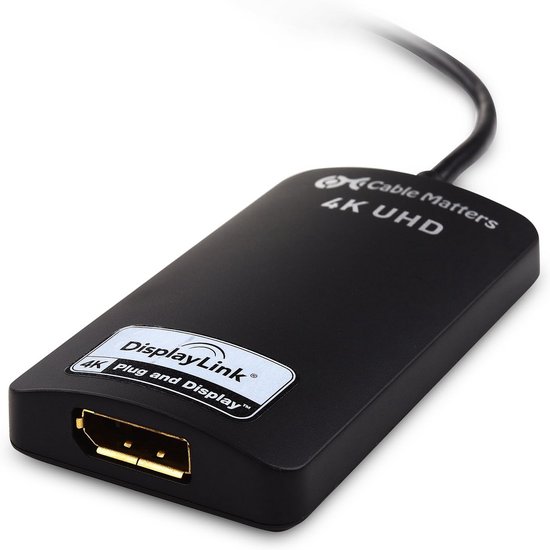 USB 3.0 naar DisplayPort Adapter met 4K Ondersteuning voor Laptop en ...