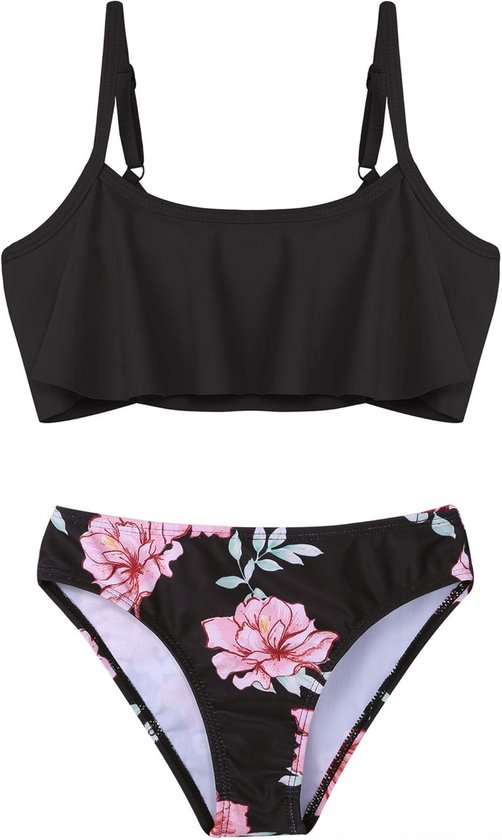 Meisjes Bikini Set Tweedelig Badpak met Volant voor Kinderen (5-14 jaar ...
