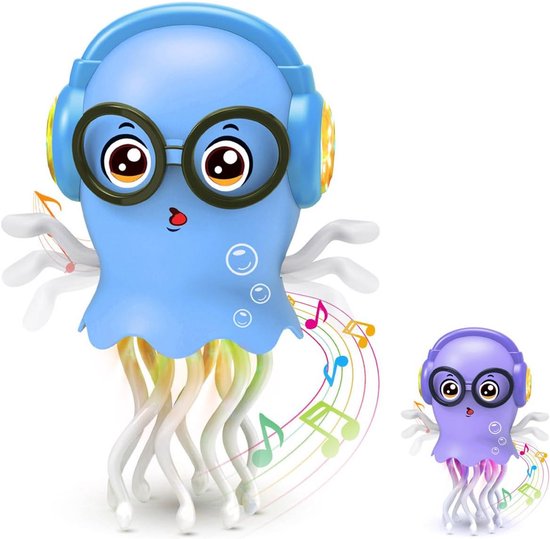 Dansen en kruipen met de Jellyfish Toy met muziek en licht | bol