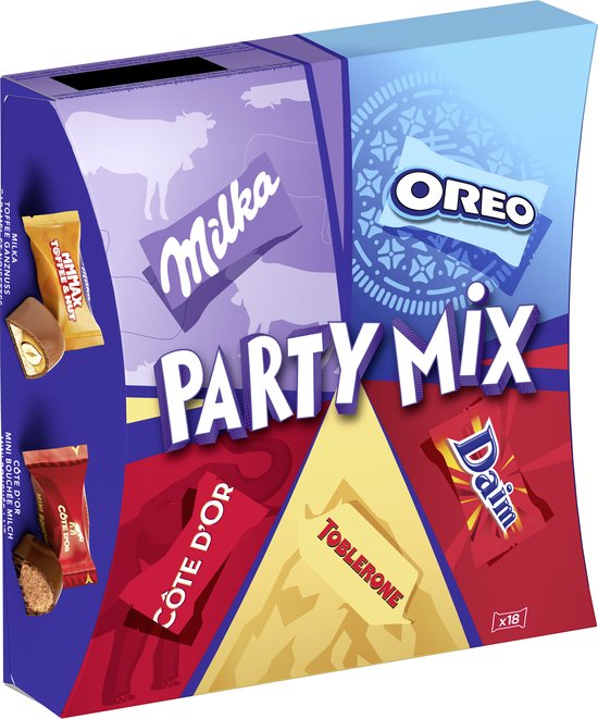 Milka Valentijn Party Mix Chocolade Assortiment 18 Chocolaatjes - 8 x ...