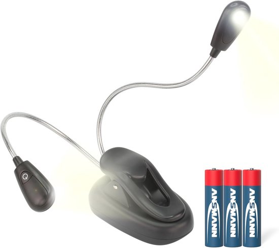 Flexibele LED Leeslamp en Zaklamp voor Boeken, Bureau en Camping | bol