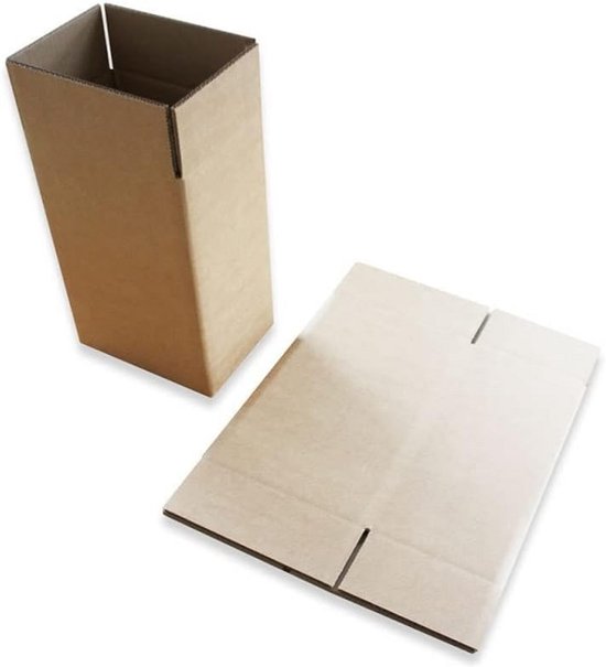 Dubbelwandige Kartonnen Doos 5 liter jerrycan - 190 x 140 x 285 mm - 10 ...