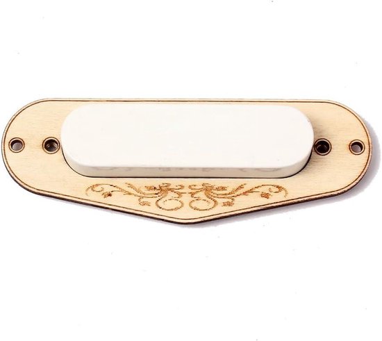 Allecta - Esdoorn hout Single Coil Pickup Surround Plate Montagering ...