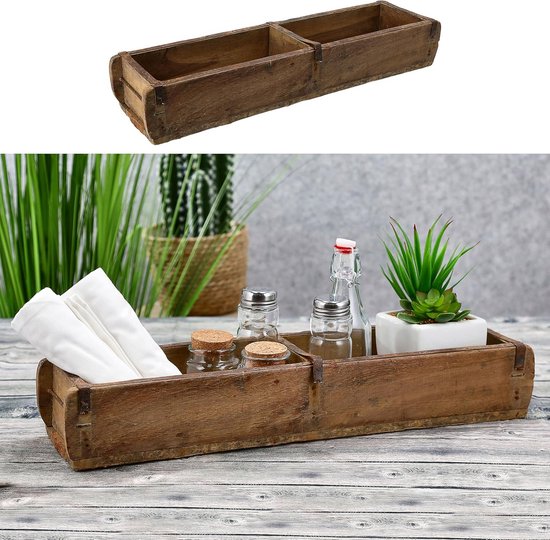 Houten Kist in Baksteenvorm voor Upcycling en Decoratie | bol
