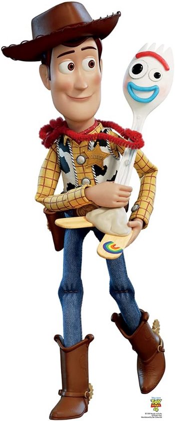 Houten en Forky Kartonnen Uitsnede Levensgroot - Toy Story Themafeest ...