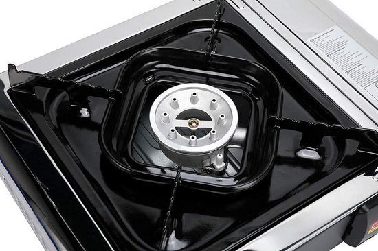 Draagbare Gaskoker 2,2 kW - Camping Kooktoestel met Piëzo-ontsteking en ...