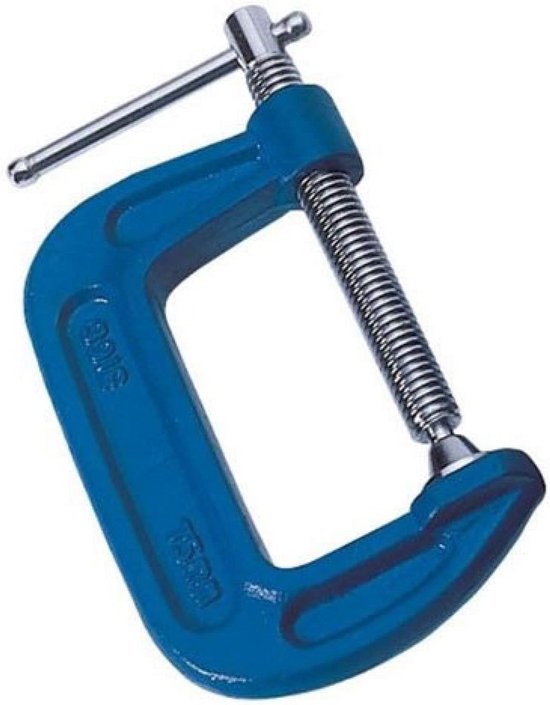 Robuuste C-klem 75 mm voor diverse klussen | bol