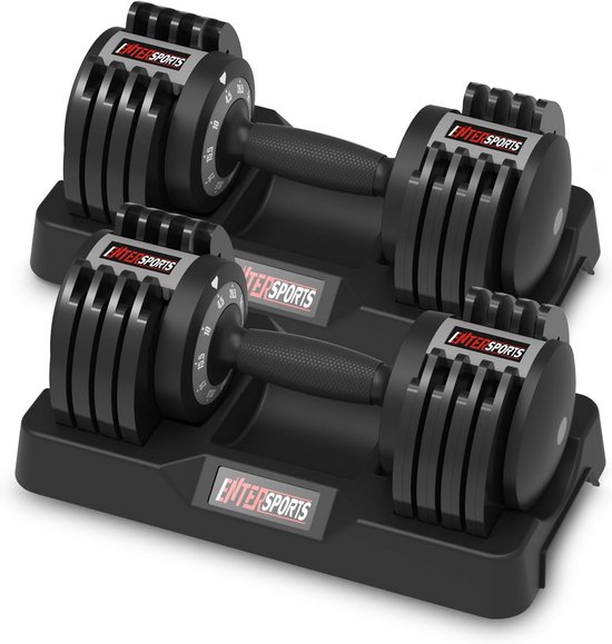 Stel Verstelbare Halters voor Krachttraining Thuis, Ruimtebesparend ...