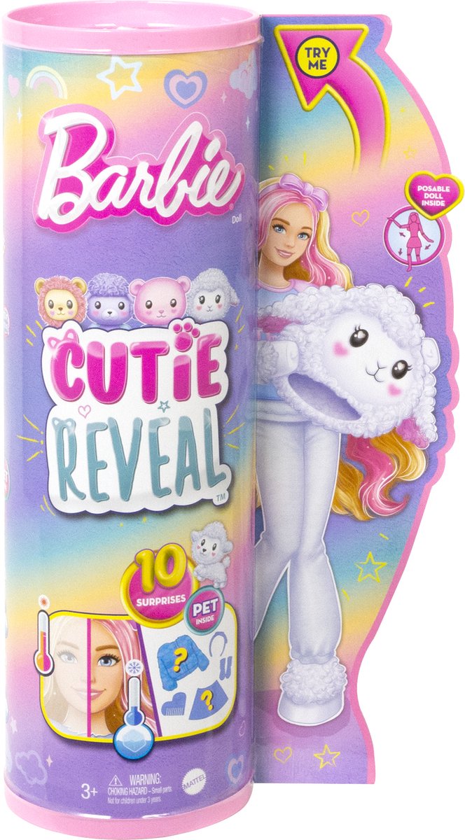 Barbie Cutie Reveal Schaap - Barbiepop | bol